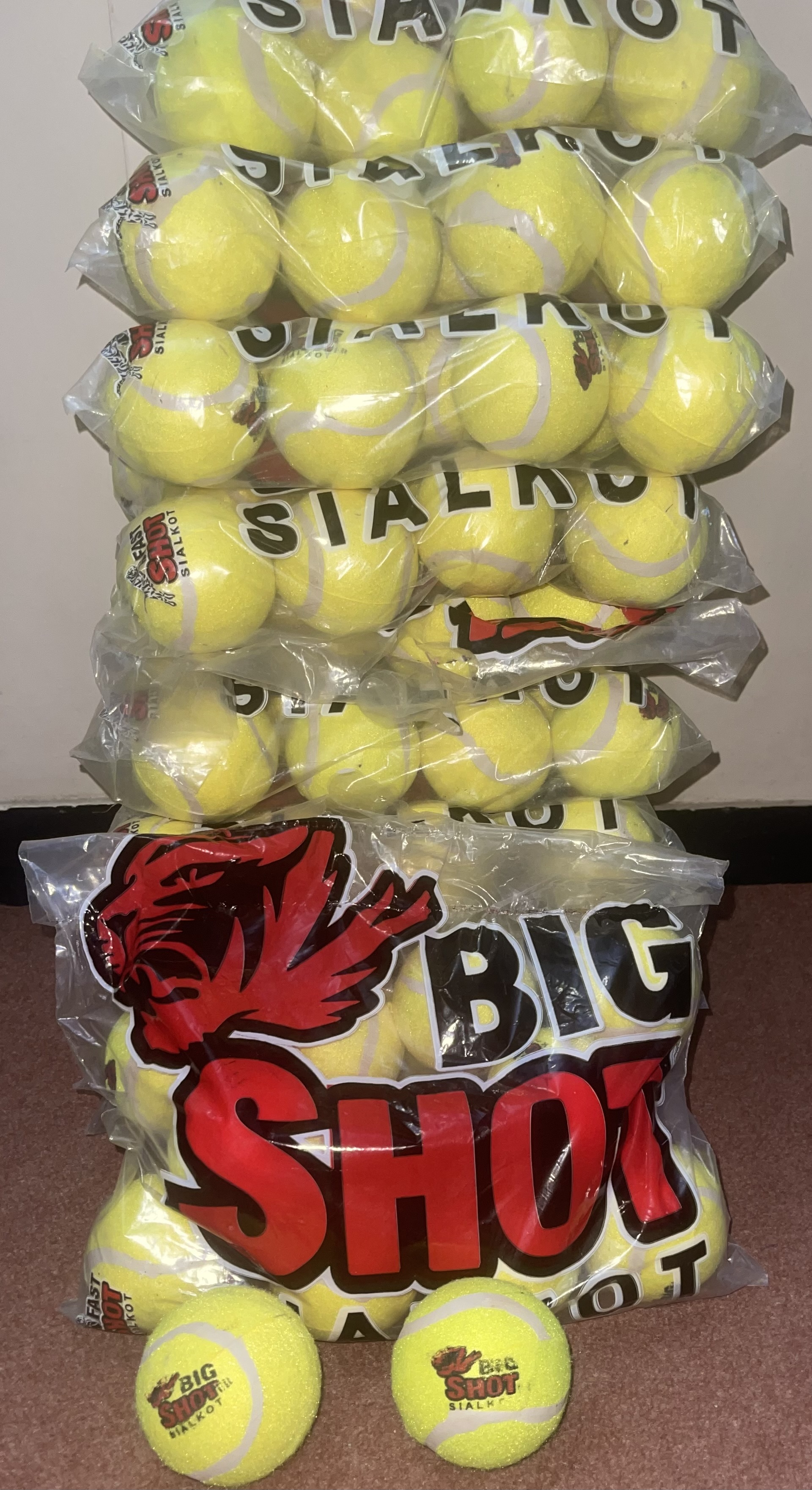Big Shot Tennis Ball Packet(12) - gocheapshop.com